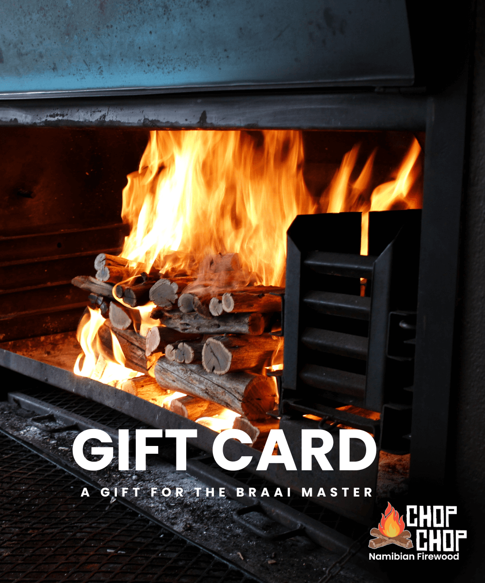 GIFT CARD ~ The Braai Master – Chop Chop Wood